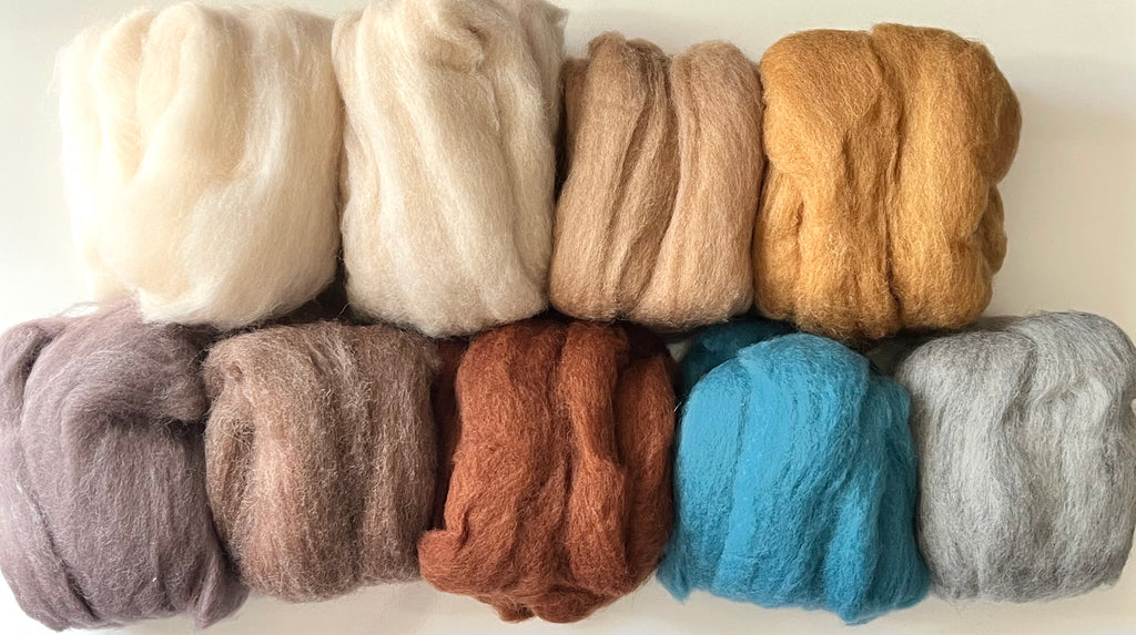 Hamanaka "Natural Blend" Merino Roving Wool – The Felted Desert