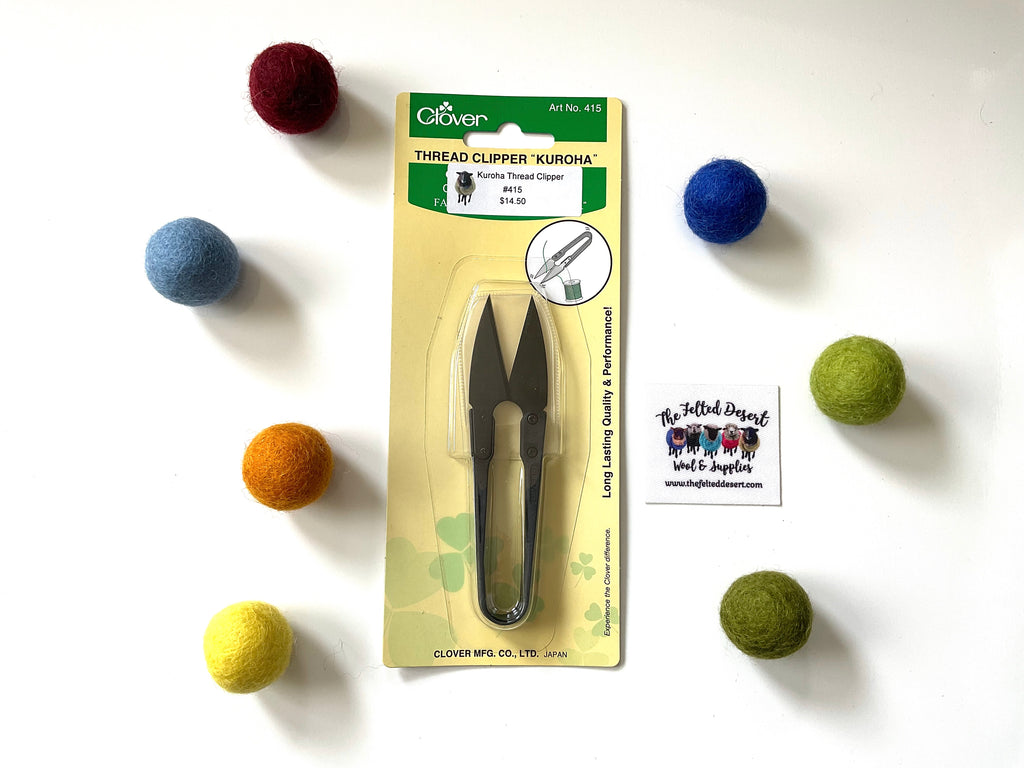 Clover "KUROHA" thread clipper 415 – The Felted Desert